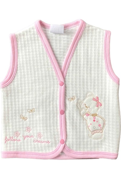 Minikel Happy Bear Biyeli Kapitone Yelek Minikel Happy Bear Biyeli Kapitone Yelek