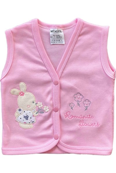 Minikel Romantic Rabbit Penye Yelek Minikel Romantic Rabbit Penye Yelek