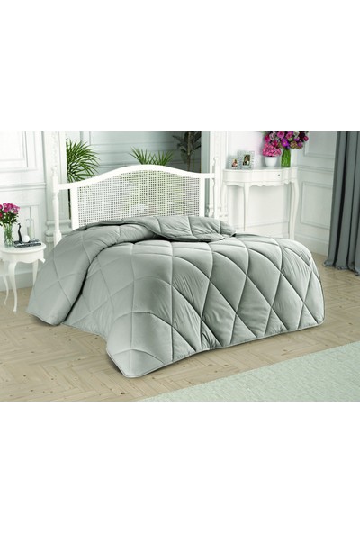 Taç Polar Yorgan Çift Kişilik Light Gri