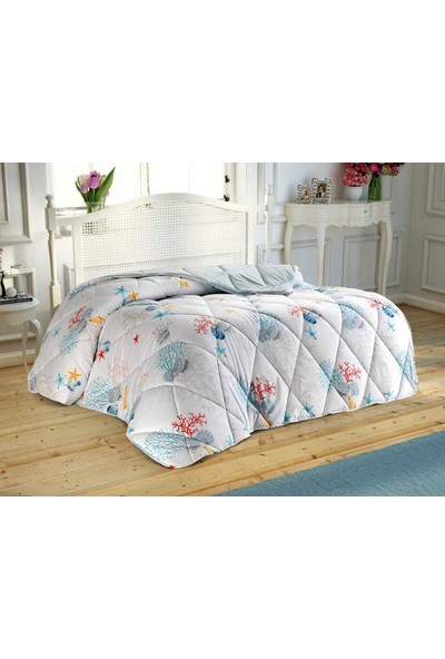 Taç Polar Yorgan Tek Kişilik Coral Turkuaz