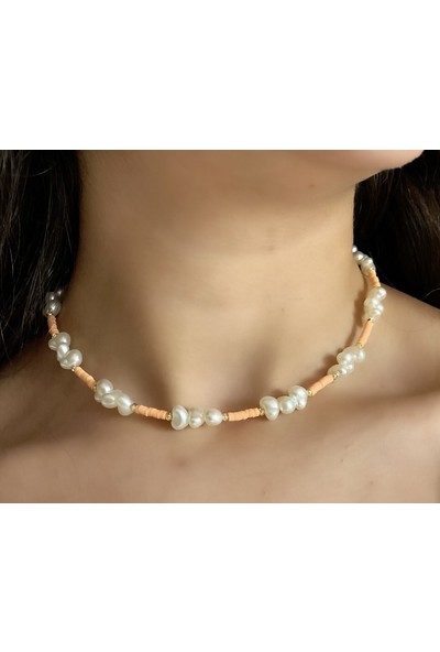 Cheers Accessories Yavruağzı Fimo&inci Kolye Cheers Accessories Yavruağzı Fimo&inci Kolye