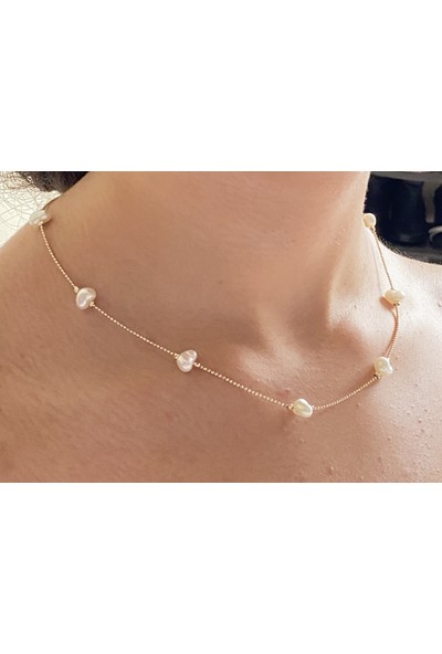 Cheers Accessories Kırık Inci Kolye