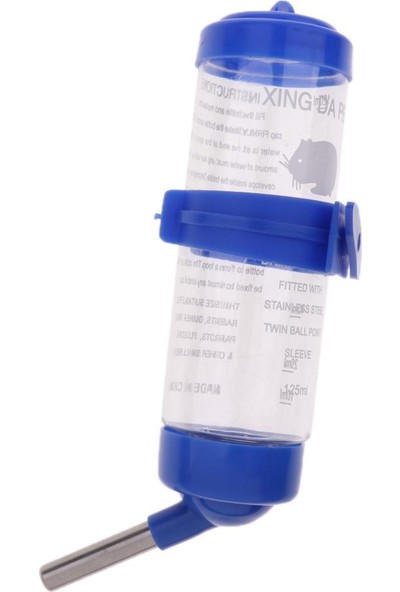 Kesoto Kennel Kafes Su Dağıtıcısı 125ML Pet Köpek Su Şişesi Için Bunny Hamster (Yurt Dışından) Kesoto Kennel Kafes Su Dağıtıcısı 125ML Pet Köpek Su Şişesi Için Bunny Hamster (Yurt Dışından)