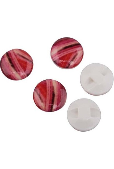 Simisso Desenli Düğme | Fuşya Simisso Desenli Düğme | Fuşya