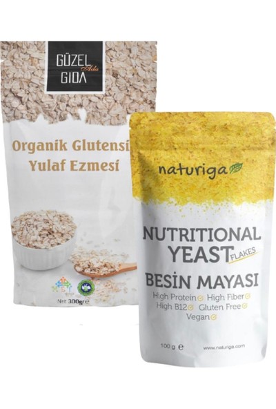 Naturiga Nutritional Besin Mayası 100 gr + Güzel Gıda Organik Yulaf Ezmesi 300 gr Naturiga Nutritional Besin Mayası 100 gr + Güzel Gıda Organik Yulaf Ezmesi 300 gr