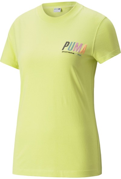 Puma Kadın Tisört Swxp Graphic - Sarı Sarı - L Puma Kadın Tisört Swxp Graphic - Sarı Sarı - L