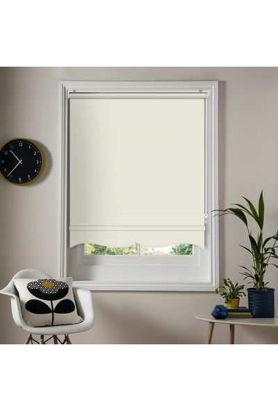 Perva Kendini Temizleyen Leke Tutmaz Krem Stor Perde