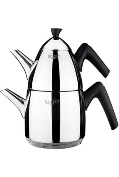 Leggno Çaydanlık Seti 0,75LT + 1,5 Lt Siyah