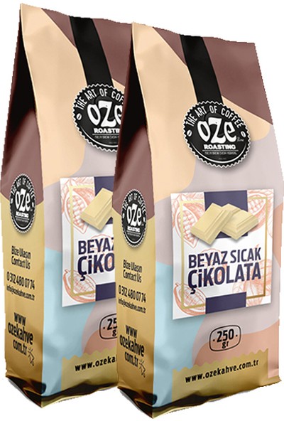 Oze Beyaz Sıcak Çikolata Tozu 250 x 2 gr