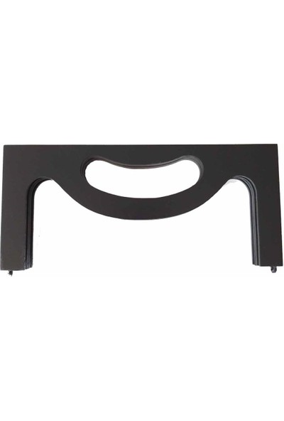 Angel Çanta Aksesuar M Model Ahşap Burs Siyah Renk 25 cm