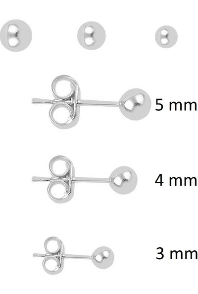 Söğütlü Silver Gümüş 3 Boy Top Kombin Küpeler Söğütlü Silver Gümüş 3 Boy Top Kombin Küpeler