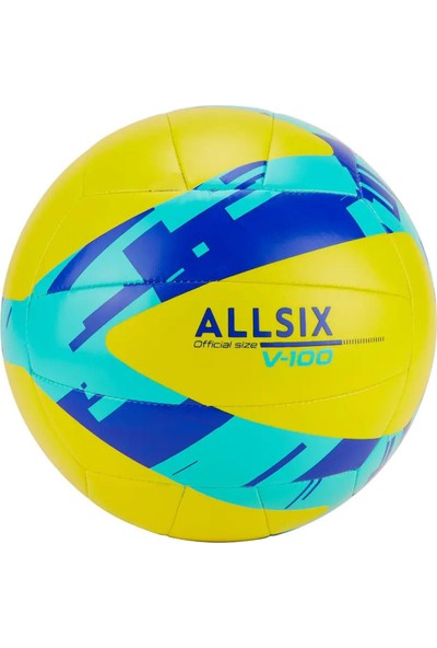 Allsix V100 Öğretici Voleybol Topu 5 Numara Sarı