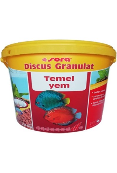 Sera Discus Granulat Sarımsaklı 100 Gram