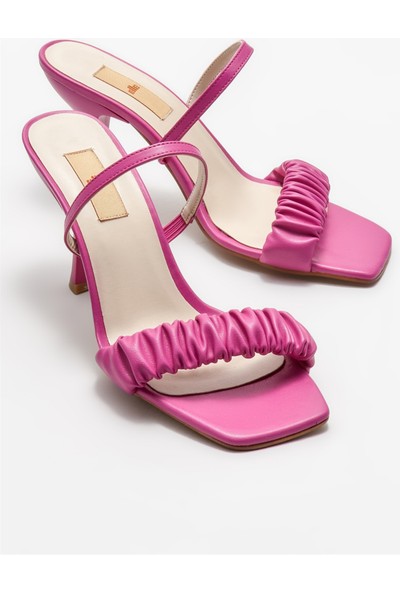 Elle Shoes Fuşya Kadın Topuklu Sandalet Elle Shoes Fuşya Kadın Topuklu Sandalet