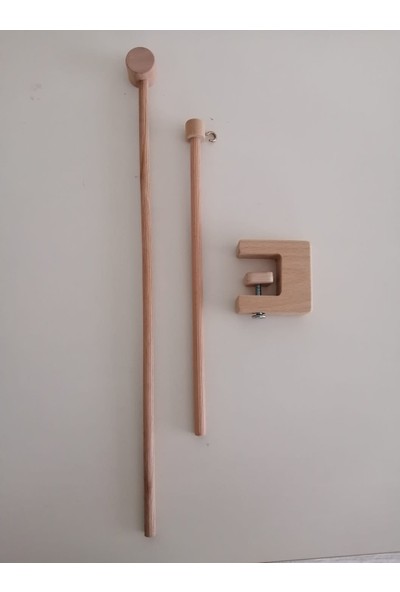 Z&Y Atölye Ahşap Dönence Asma Aparatı Z&Y Atölye Ahşap Dönence Asma Aparatı