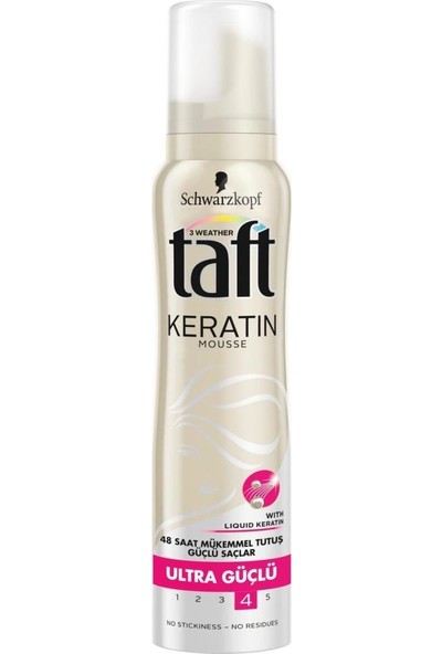 Taft Saç Köpüğü Phyto Keratin No.4 Ul Güçlü 150 Ml Taft Saç Köpüğü Phyto Keratin No.4 Ul Güçlü 150 Ml