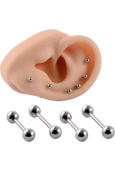 Takıconcept Titanyum Iki Tarafı Top Piercing Kıkırdak Piercing Takıconcept Titanyum Iki Tarafı Top Piercing Kıkırdak Piercing