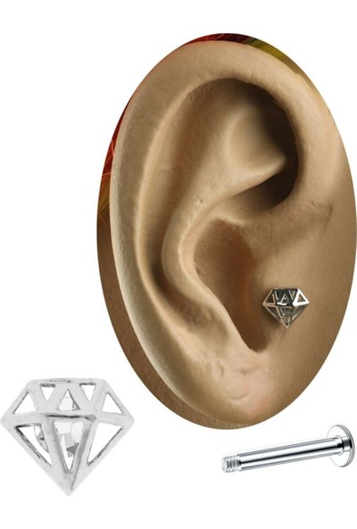 Takıconcept Titanyum Tragus Helix Kulak Piercing Takıconcept Titanyum Tragus Helix Kulak Piercing