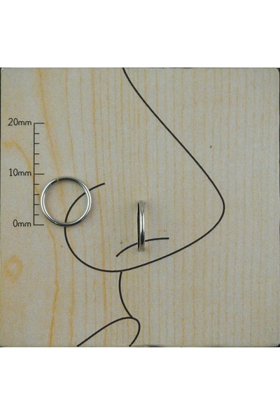 Takıconcept 1mm Cerrahi Çelik Hızma&piercing 8mm