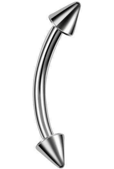 Takıconcept Cerrahi Çelik Kaş Piercingi Orta Boy Spike Uçlu Gümüş Renk Takıconcept Cerrahi Çelik Kaş Piercingi Orta Boy Spike Uçlu Gümüş Renk