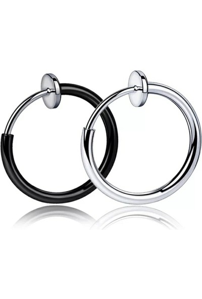 Takıconcept 2 Adet Deliksiz 316L Paslanmaz Çelik Fake Piercing Takıconcept 2 Adet Deliksiz 316L Paslanmaz Çelik Fake Piercing