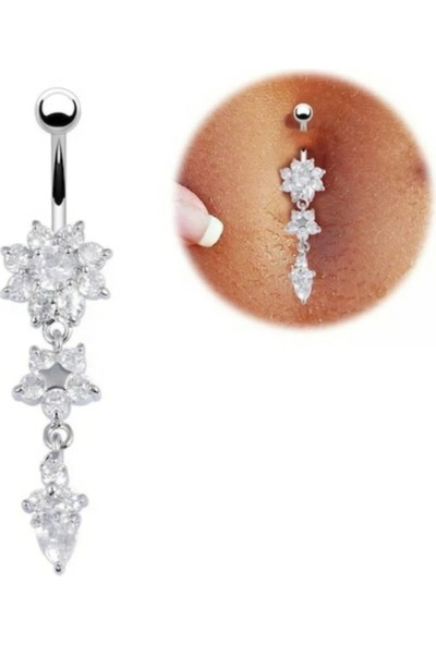 Takıconcept 316L Medikal Antialerjik Paslanmaz Çelik Göbek Piercing Takıconcept 316L Medikal Antialerjik Paslanmaz Çelik Göbek Piercing