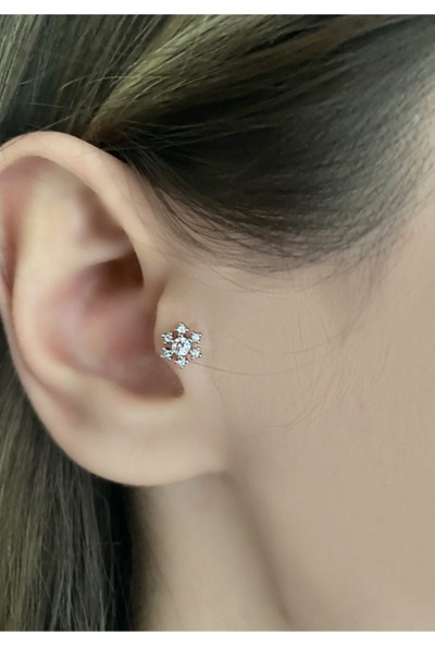 Takıconcept Zirkon Taşlı Tragus Helix Kulak Piercing Takıconcept Zirkon Taşlı Tragus Helix Kulak Piercing