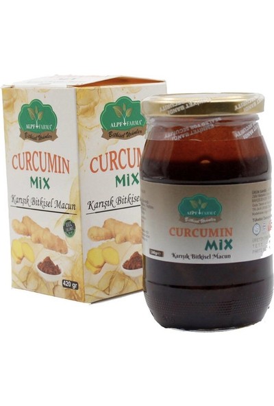 Alpf Farma Curcumin Mix + Pirenli Bitkisel Macun 2'li