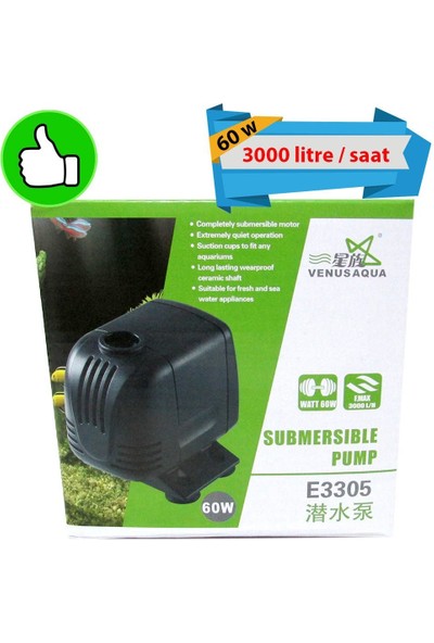 Venusaqua E3305 Venusaqua Kafa Motoru 3000 Lt Venusaqua E3305 Venusaqua Kafa Motoru 3000 Lt