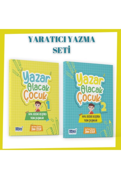 Yaratıcı Yazma Seti-Yazar Olacak Çocuk 1-2 - Dilek Cesur Yaratıcı Yazma Seti-Yazar Olacak Çocuk 1-2 - Dilek Cesur