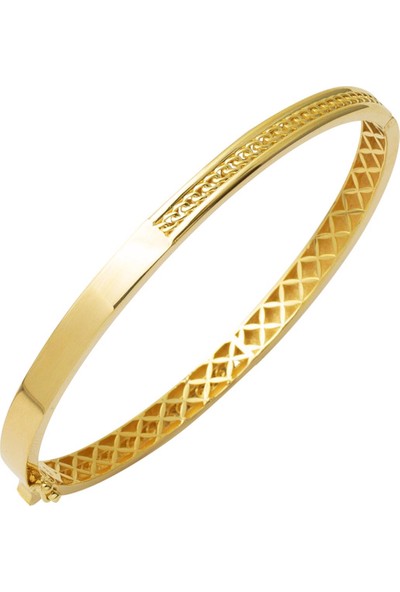 Bilezikci Uzay Yolu Altın Kelepçe Bilezik