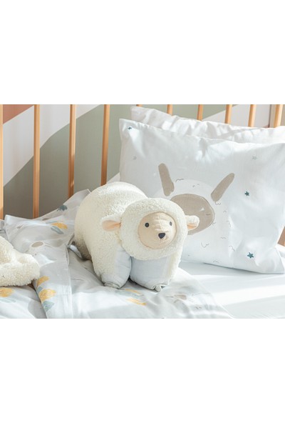 English Home Little Lamb Polyester Çocuk Yastık 40X40 cm Ekru English Home Little Lamb Polyester Çocuk Yastık 40X40 cm Ekru