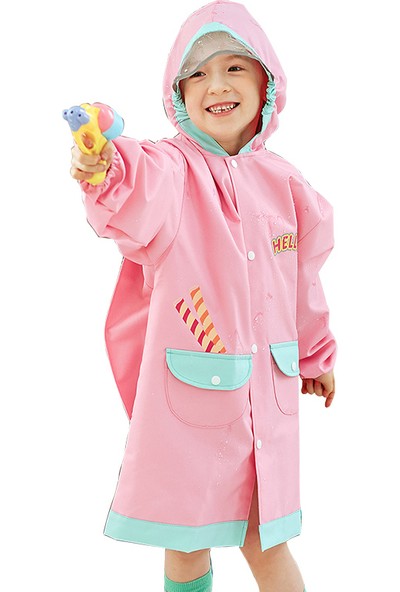 Letaotao Çocuk Kapşonlu Yağmurluk (Yurt Dışından)