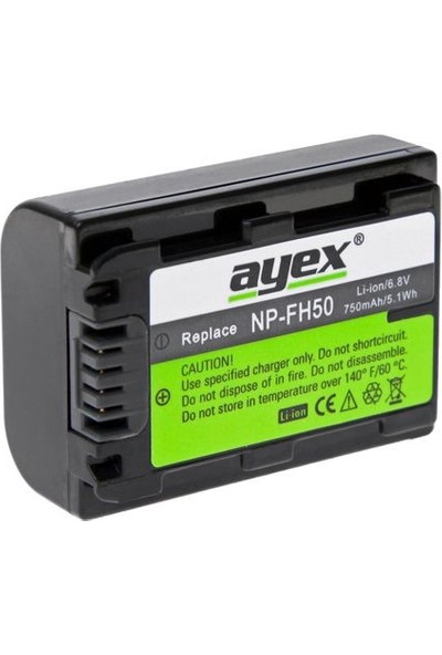 Ayex Sony NP-FH50 Muadili Ayex Batarya Ayex Sony NP-FH50 Muadili Ayex Batarya