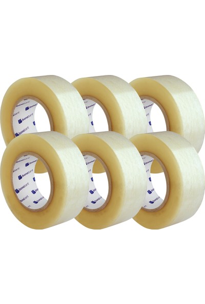 Bonabant Akrilik 4,5CMX100 mt 6 Adet Şeffaf Koli Bandı Bonabant Akrilik 4,5CMX100 mt 6 Adet Şeffaf Koli Bandı