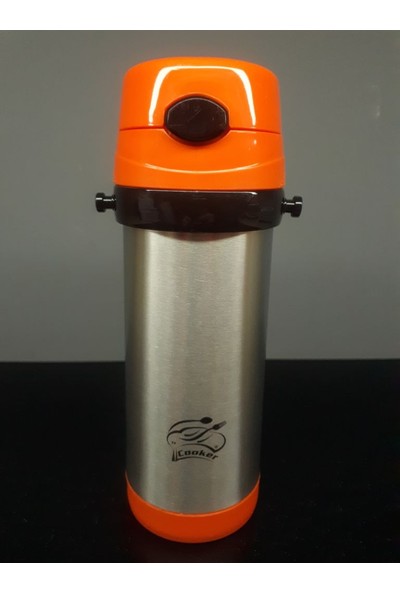 Cooker Pipetli Çelik Termos Matara 500 ml