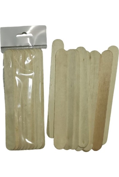 Hagiki 10 Adetli Ağda Çubuğu Dil Çubuk Ağda Ve Sir Tahta Çubuk