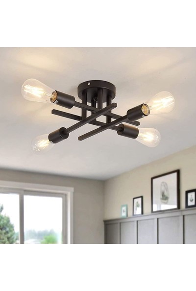 Tt Aydınlatma TT001-4 4 Lü Plofonyer Avize