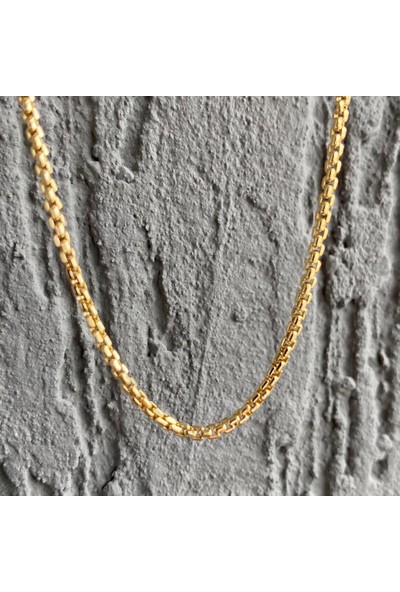 Hür Gold 14 Ayar Altın Palmiye Zincir Kolye