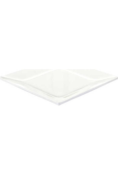 Evren Melamin 6lı Kare Servis Tabağı 28 cm Gastrontepe