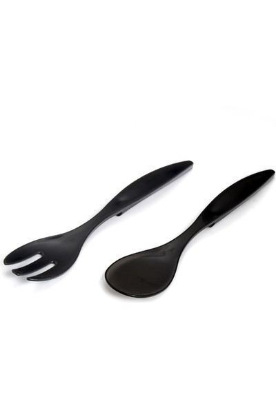 Laviyosa 2'li Füme Çatal Kaşık Seti