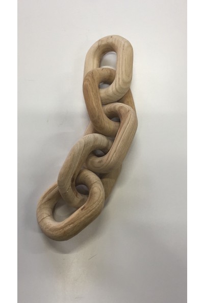 ZS Konsept Ahşap Dekoratif 5 Halkalı Zincir