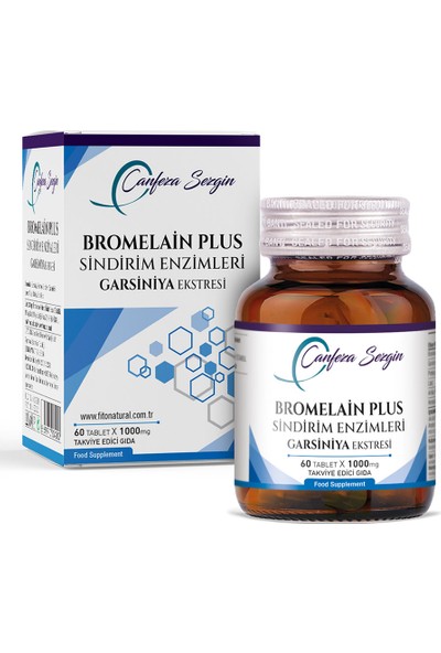 Canfeza Sezgin Bromelain Plus S Enzimleri Garsiniya Ekstresi Canfeza Sezgin Bromelain Plus S Enzimleri Garsiniya Ekstresi