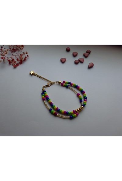 Furma Kadın Şık Tasarım Boncuklu Bileklik