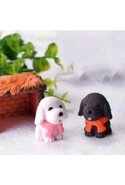 Himi Teraryum Objeleri 2'li Köpek Teraryum Obje Teraryum Malzemeleri Teraryum Süsleri