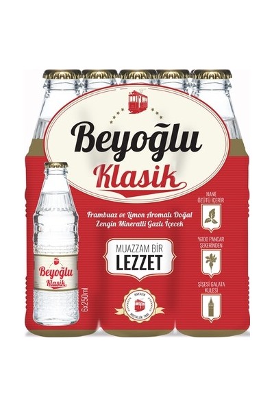Beyoğlu Klasik Gazoz 12'li Beyoğlu Klasik Gazoz 12'li