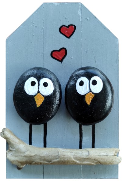 Binbir Trend Kuş Magnet, Kuş Figürlü Taş Boyama Buzdolabı Magneti GB-031 Binbir Trend Kuş Magnet, Kuş Figürlü Taş Boyama Buzdolabı Magneti GB-031