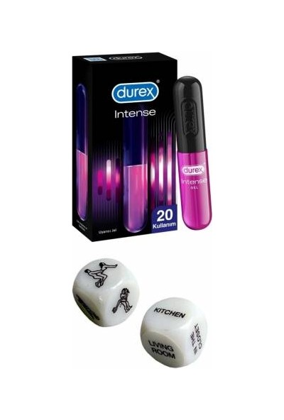 Durex Intense Uyarıcı Jel 10ML ve Kamasutra Pozisyon Görselli Zar Oyunu Durex Intense Uyarıcı Jel 10ML ve Kamasutra Pozisyon Görselli Zar Oyunu