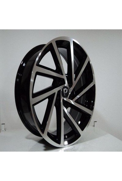 Powcan BK-5329 5X112-7.5X17 ET45 57.1 Black Machined 17 Jant Takım Powcan BK-5329 5X112-7.5X17 ET45 57.1 Black Machined 17 Jant Takım