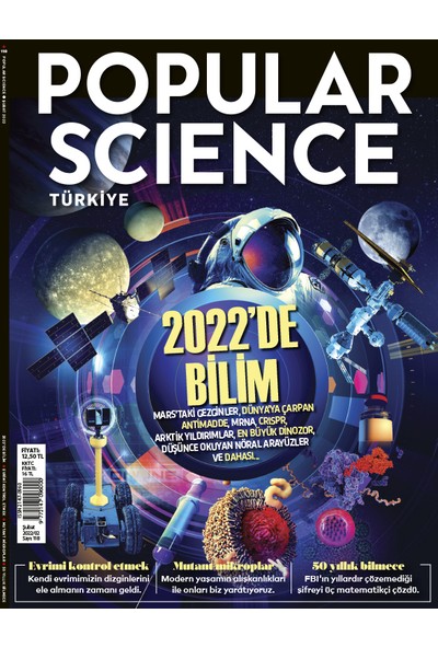 Popular Science Dergisi Yıllık Abonelik (12 Sayı)